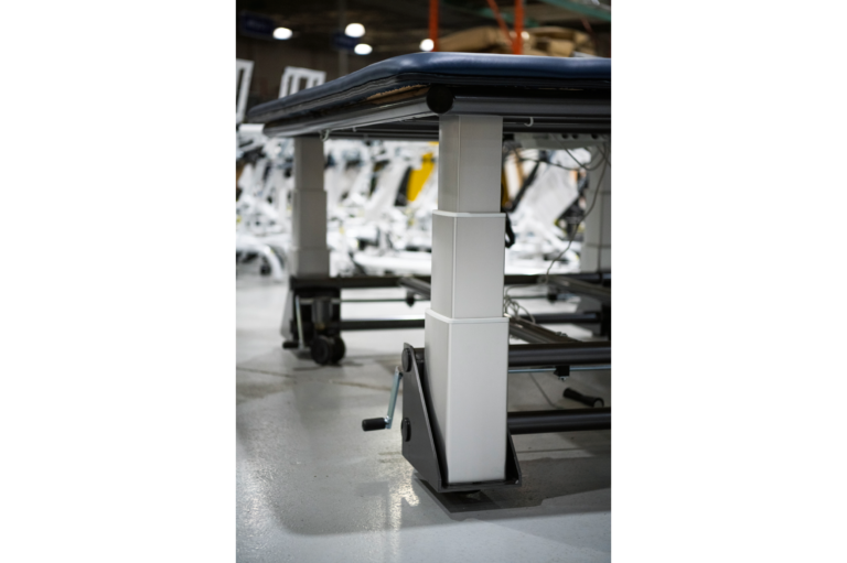 Adjustable Height Mat Table | Electric Power Elevation | Treatment Table